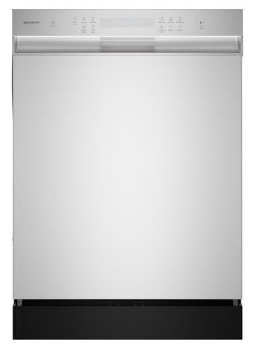 Sharp SDW6506JS 24-inch Stainless Steel Dishwasher, 49 dB, Third Rack ...