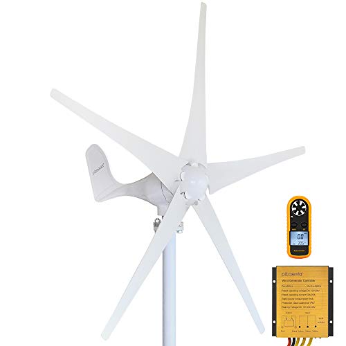 Pikasola Wind Turbine Generator Kit 400W 24V with 5 Blade, Wind Genera ...