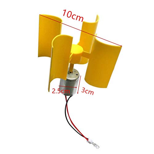 Mini Vertical Type Wind Turbine Generator Model for Teaching Physical ...