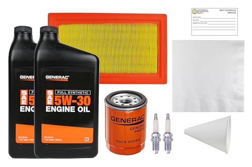 Generac 0J93230SSM 20Kw-22Kw SM 999 Maintenance Kit (Synthetic Oil ...