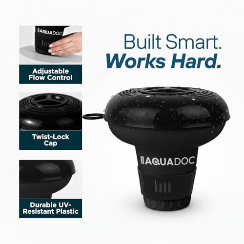 MAV AquaDoc Bromine and Chlorine Tablet Floater for 1.5" Tablets for I ...