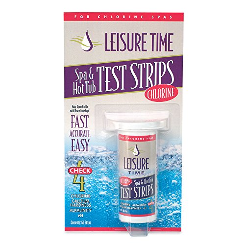LEISURE TIME 45010A Test Strips Chemical Tester for Spas and Hot Tubs ...