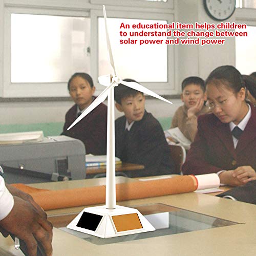 Solar Wind Toy Solar Powered Wind Mill ABS Plastic Mini Wind Turbines ...