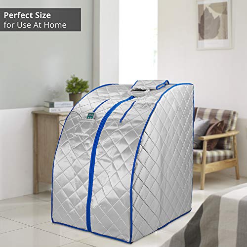Durasage Infrared IR Far Portable Indoor Personal Spa Sauna with Heati ...