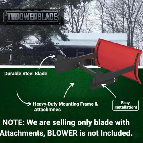 Throwerblade Snowplow Kit with (Blade, and Hardware Included) – Heavy ...