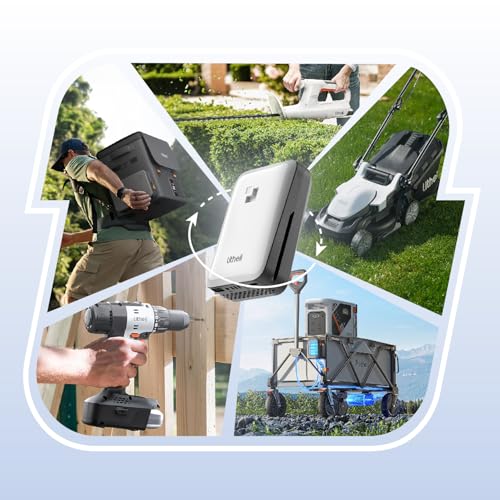 Litheli Cordless Brushless Snow Blower, 20'' 40V Electric Snow Thrower ...