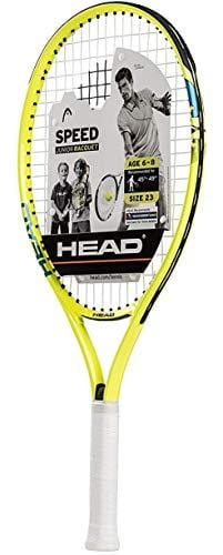 HEAD Speed 23 Kids Tennis Racquet - Beginners Pre-Strung Light Balance ...