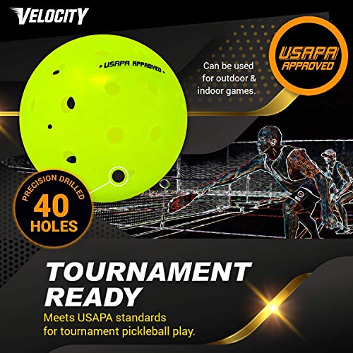 3 Pack Yellow Pickleballs – Ultra Pickleball