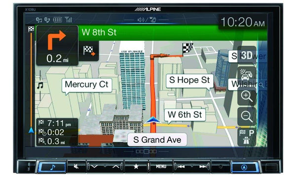 Alpine Electronics X108U 8" Mech-Less Restyle Dash System – Ultra ...