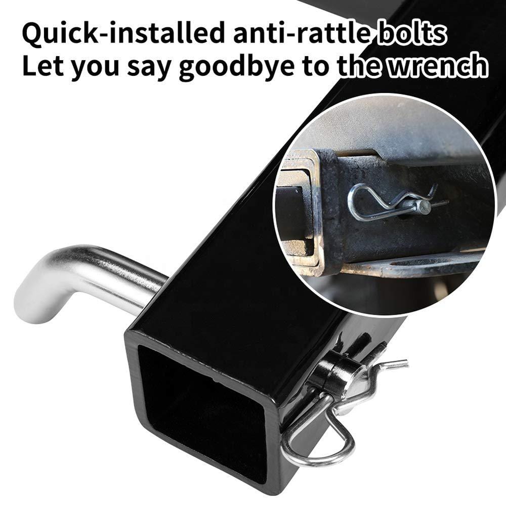 ORCISH Bumper Hitch Receiver Winch Mount Mounting Plate - 15000 Lb Cap ...