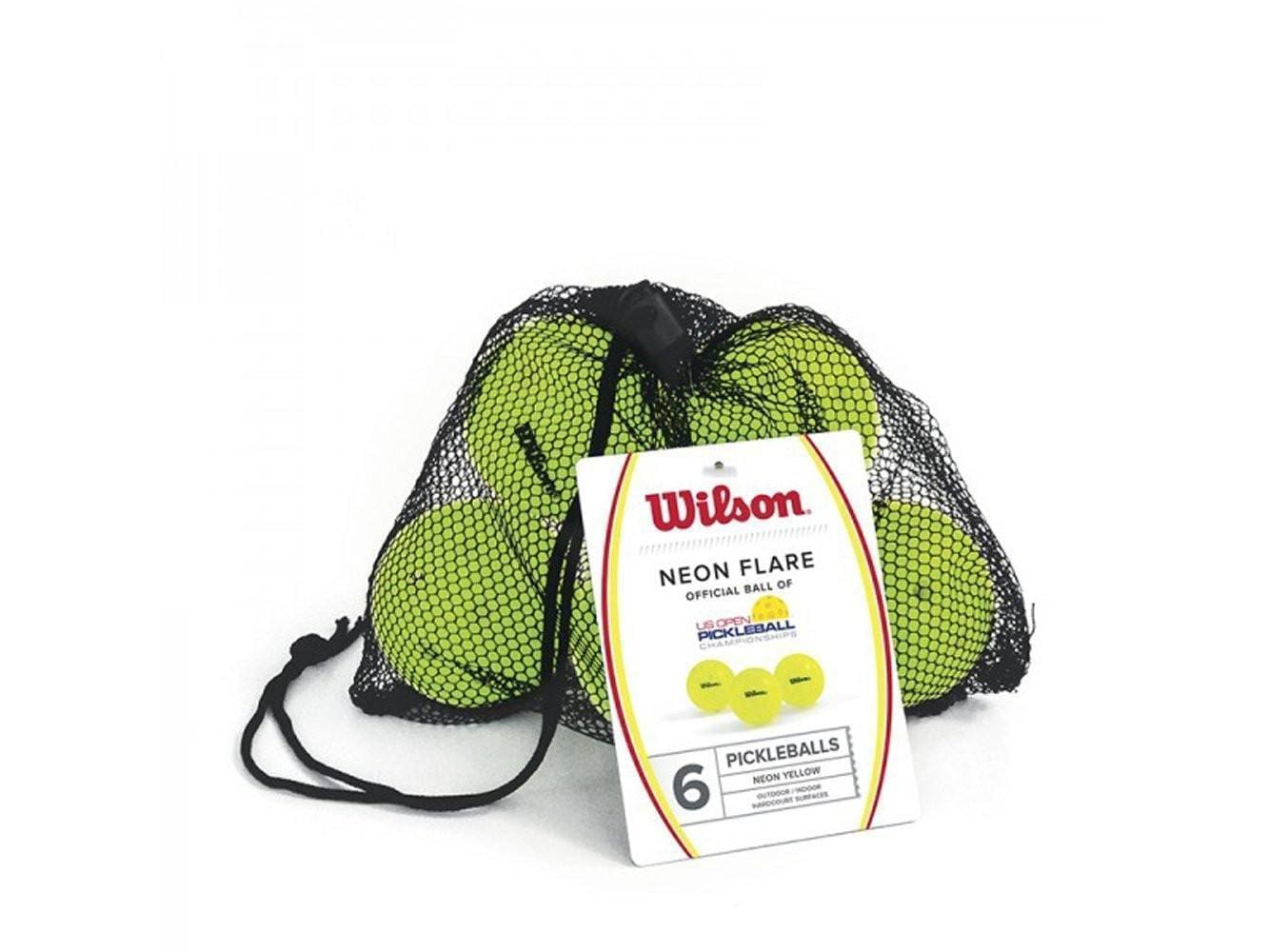Wilson Neon Flare Pickleball Balls (6 Balls) – Ultra Pickleball