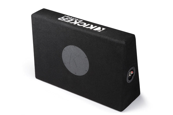 Kicker Single 10-Inch Comp 4 Ohm 150W Loaded Subwoofer Enclosure Box ...
