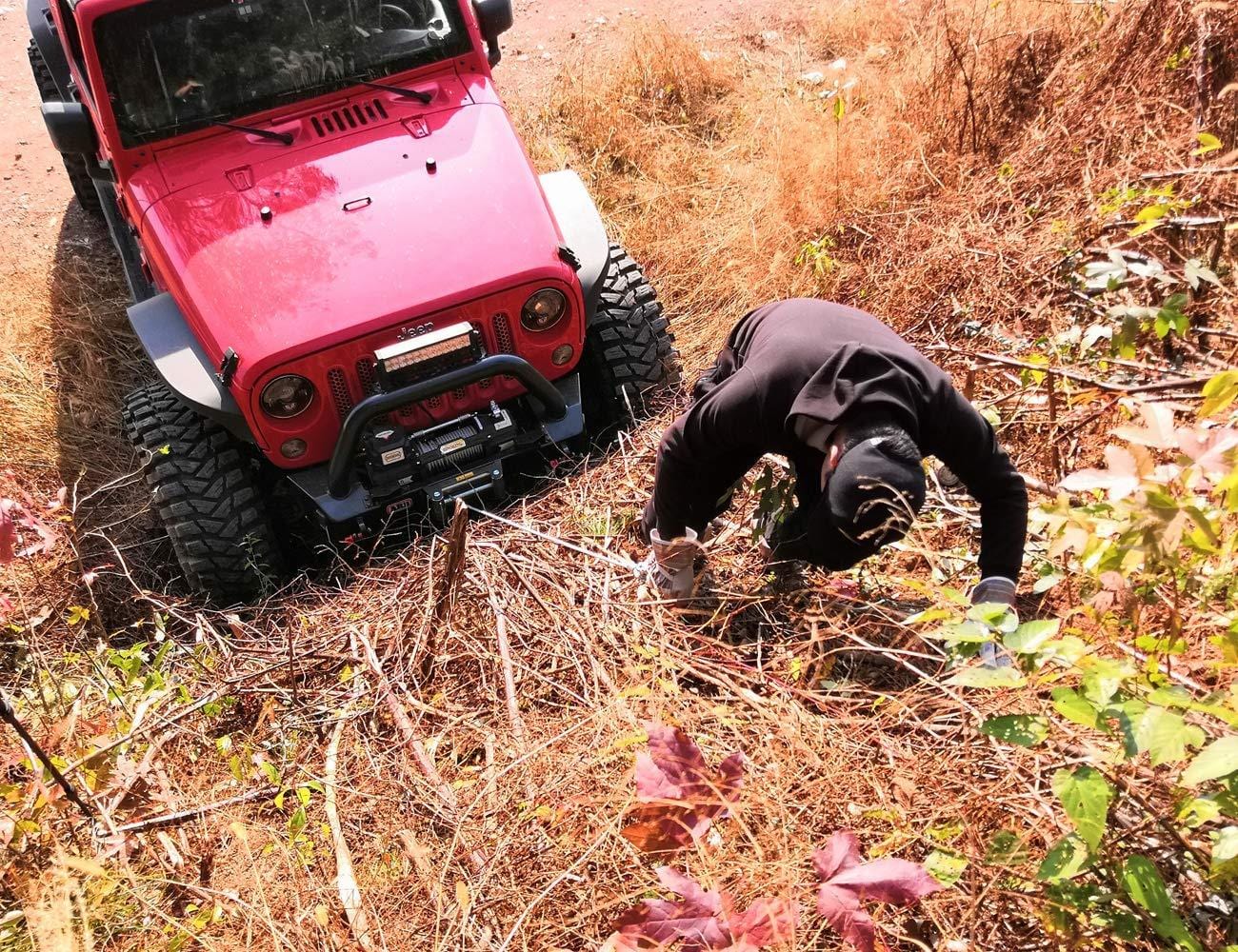 Sinoking 12VDC 9600LB/4354kg Electric Winch, Off-Road Winch with 5/16 ...